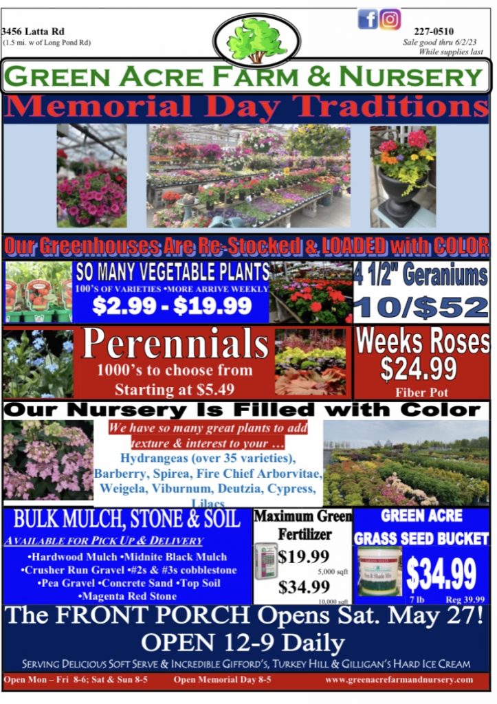 Weekly Ad | Green Acre Farm and Nursery